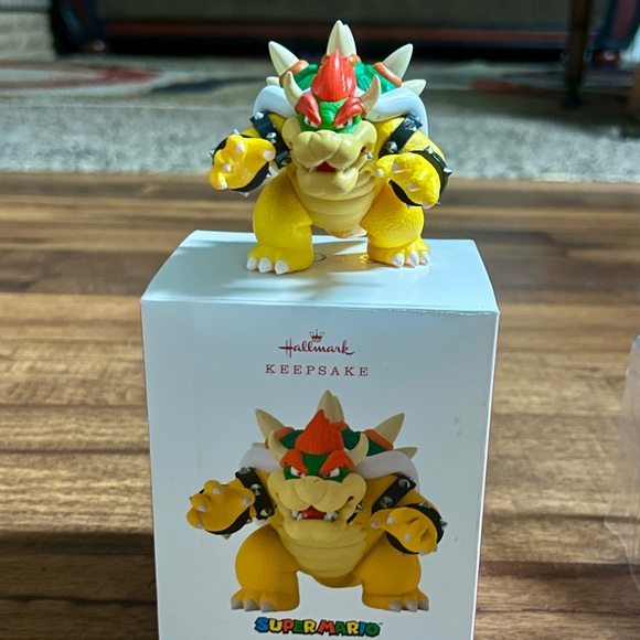 Hallmark | Holiday | Hallmark Keepsake Super Mario Bowser Yellow Green ...